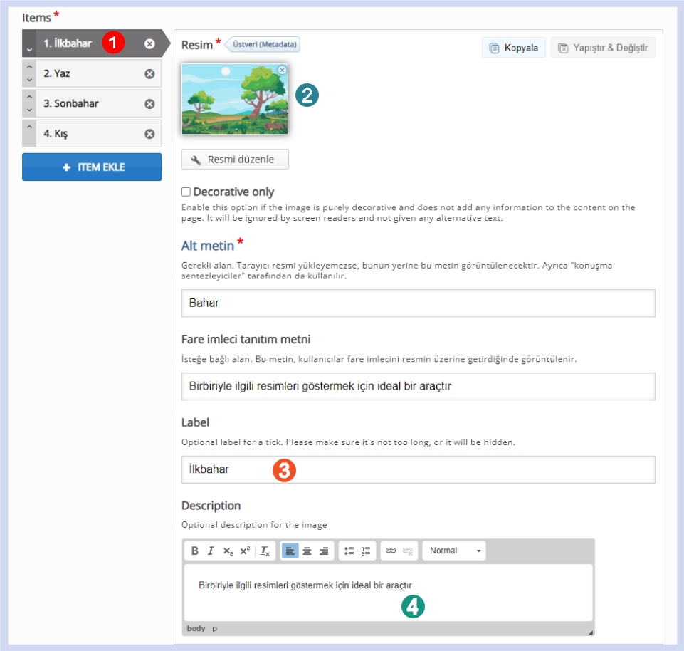 6.2.2.3 Görüntü Karıştırıcı (Agamotto) – H5P ile İçerik Geliştirme